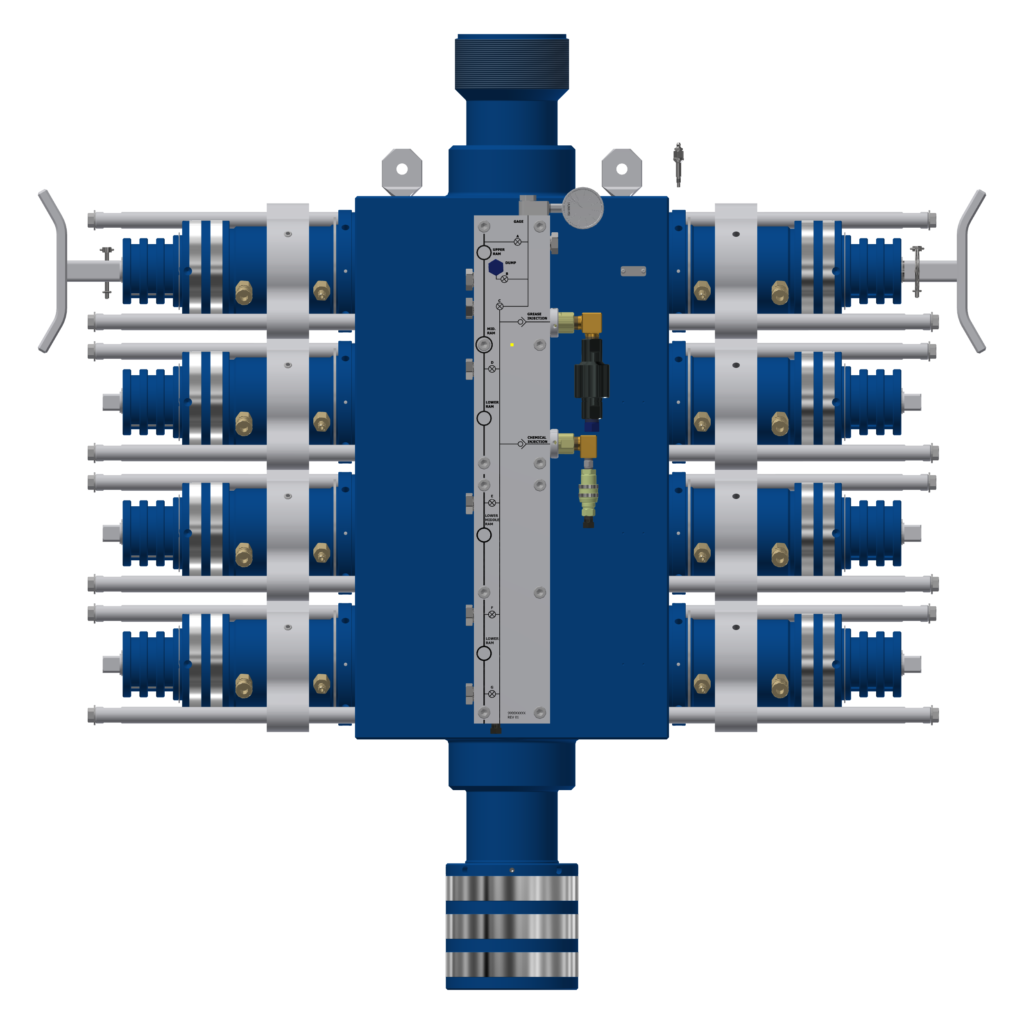 Quad Ram Wireline Valve-Compact – RMZ Oilfield